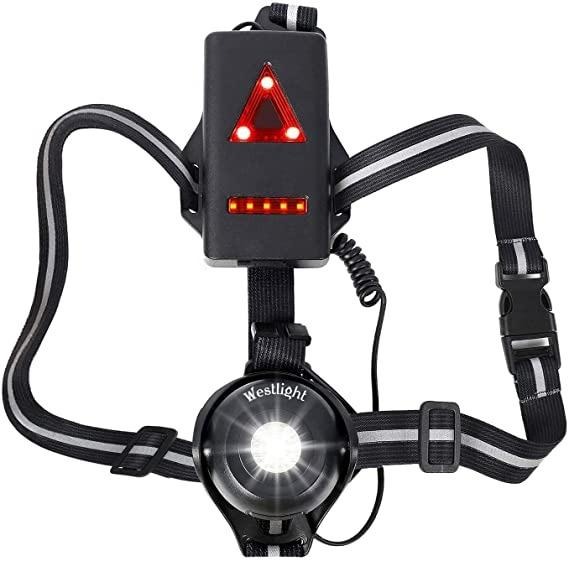 WESTLIGHT Run Light, 90° Adjustable Beam Angle, 500 Lumens, Sports ...