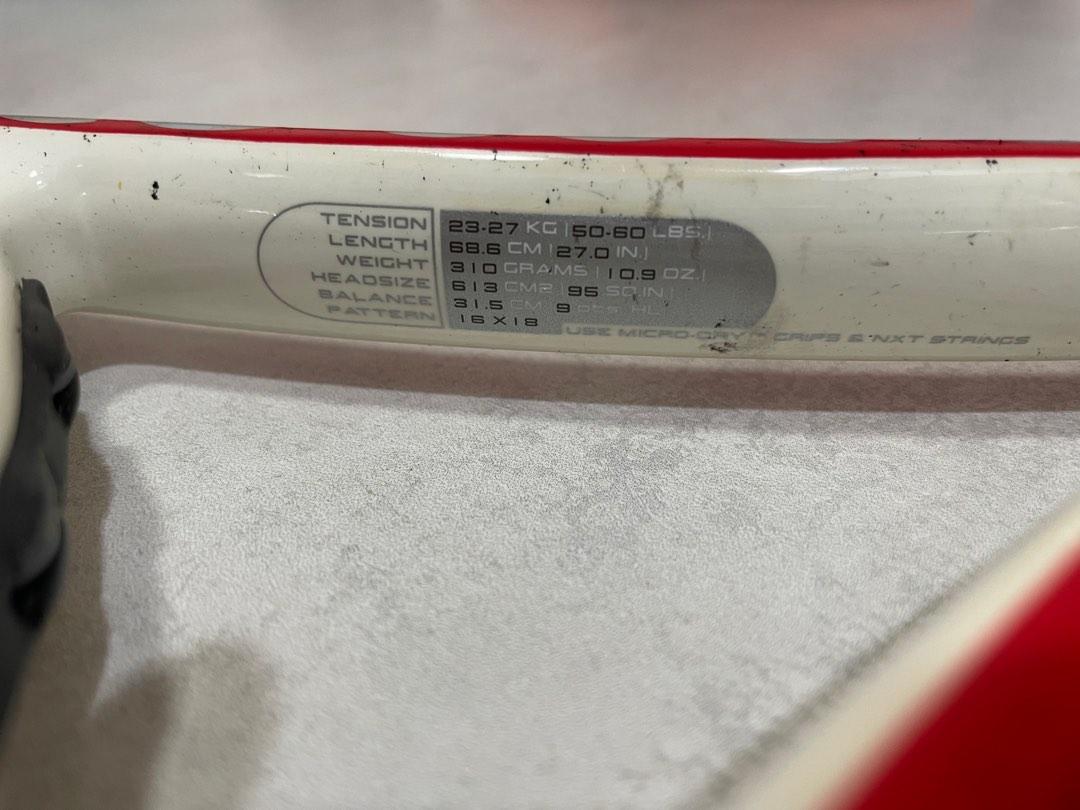 Wilson NCode Six One 95, Sports Equipment, Sports & Games, Racket ...