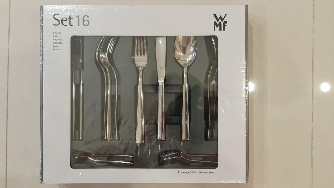 WMF Cutlery Set of 16 Pieces, Furniture & Home Living, Kitchenware ...