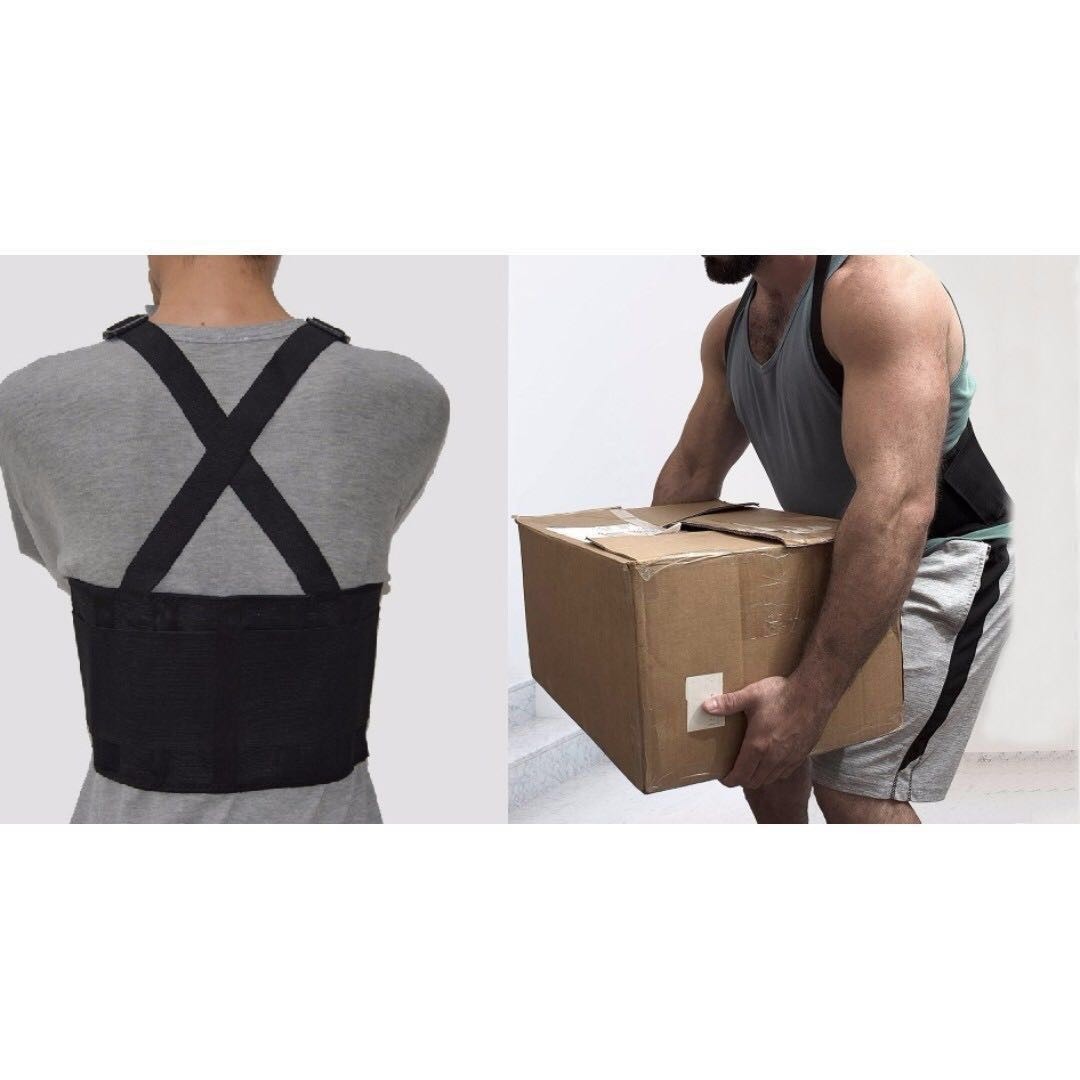 Working Protection Back And Lumbar Support Brace Belt, Health ...