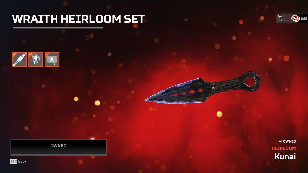 Wraith heirloom with 90+ legendaries (rare protector of the void skin ...