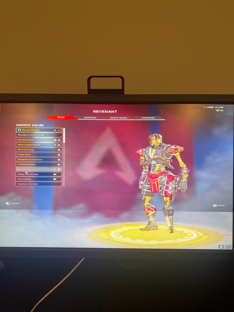 Wraith heirloom with 90+ legendaries (rare protector of the void skin ...