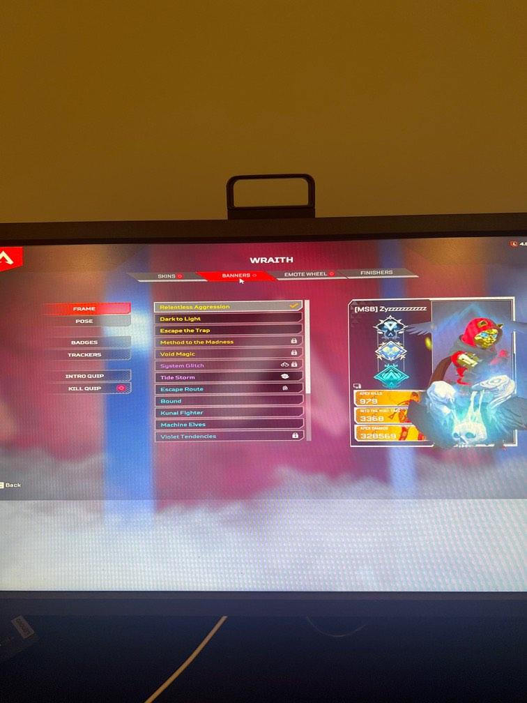 Wraith heirloom with 90+ legendaries (rare protector of the void skin ...