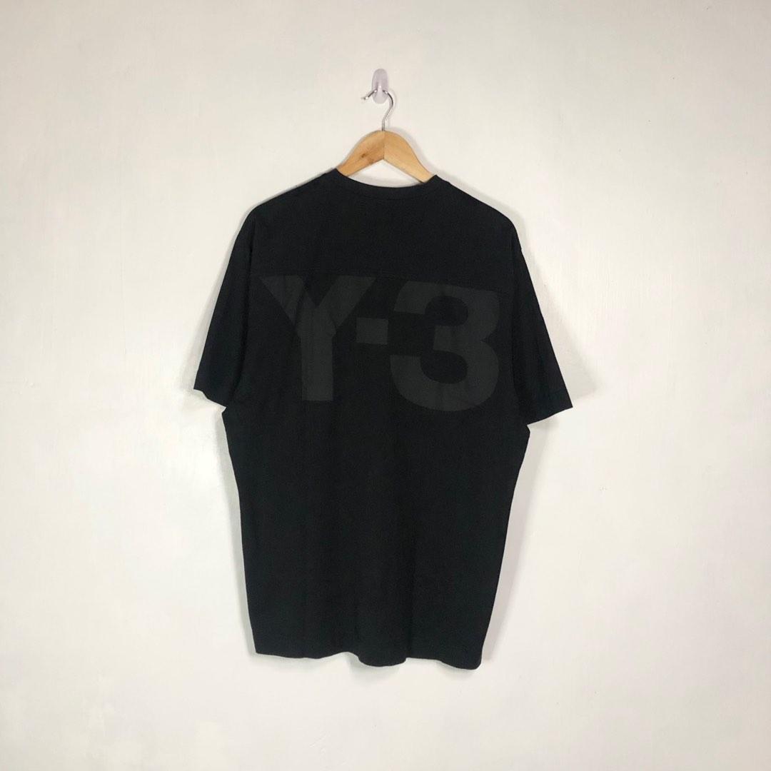 Y3 - Yohji Yamamoto Classic Logo, Men's Fashion, Tops & Sets, Tshirts & Polo Shirts on Carousell
