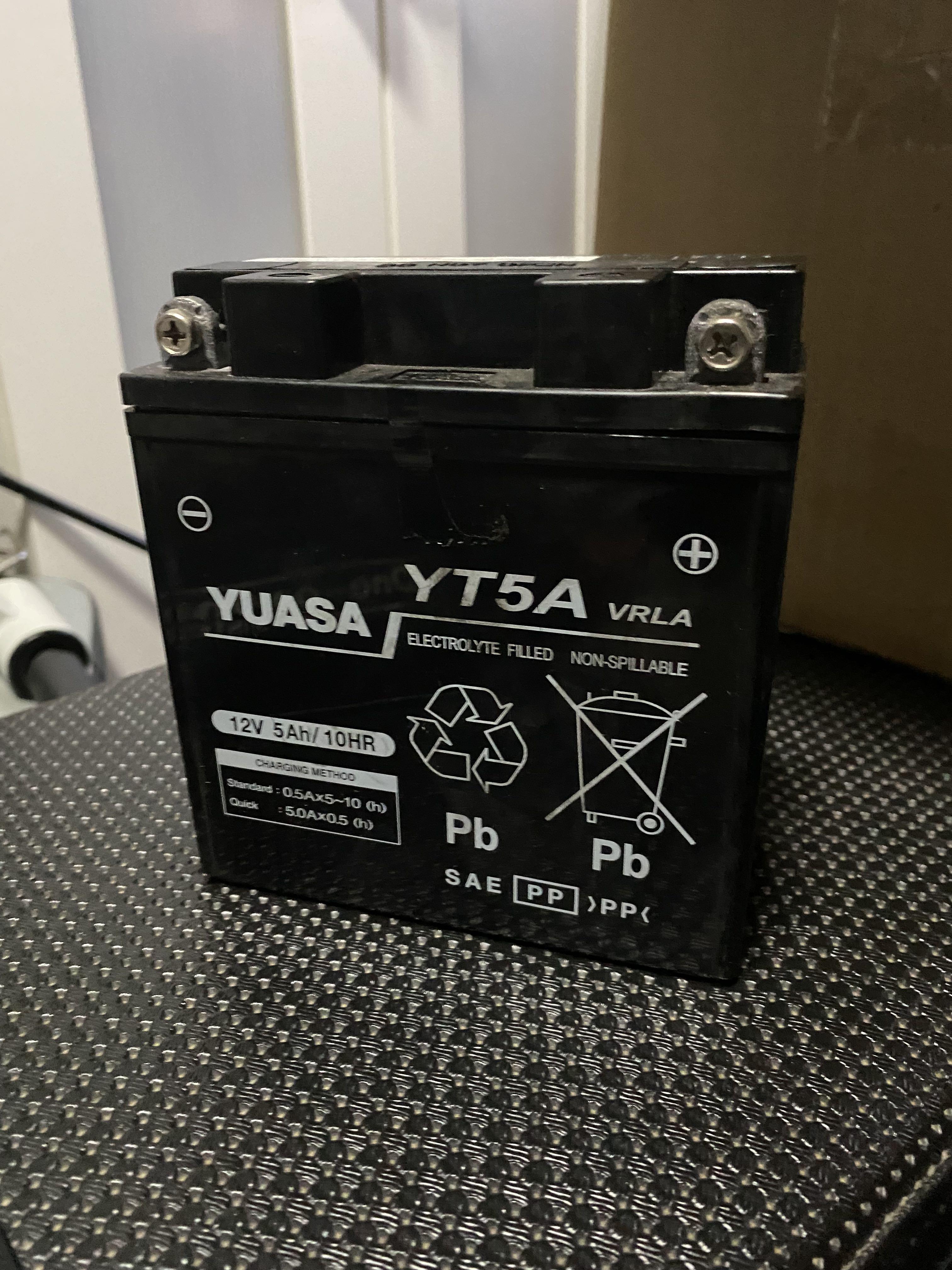 Yuasa YT5A, Motorcycles, Motorcycle Accessories on Carousell