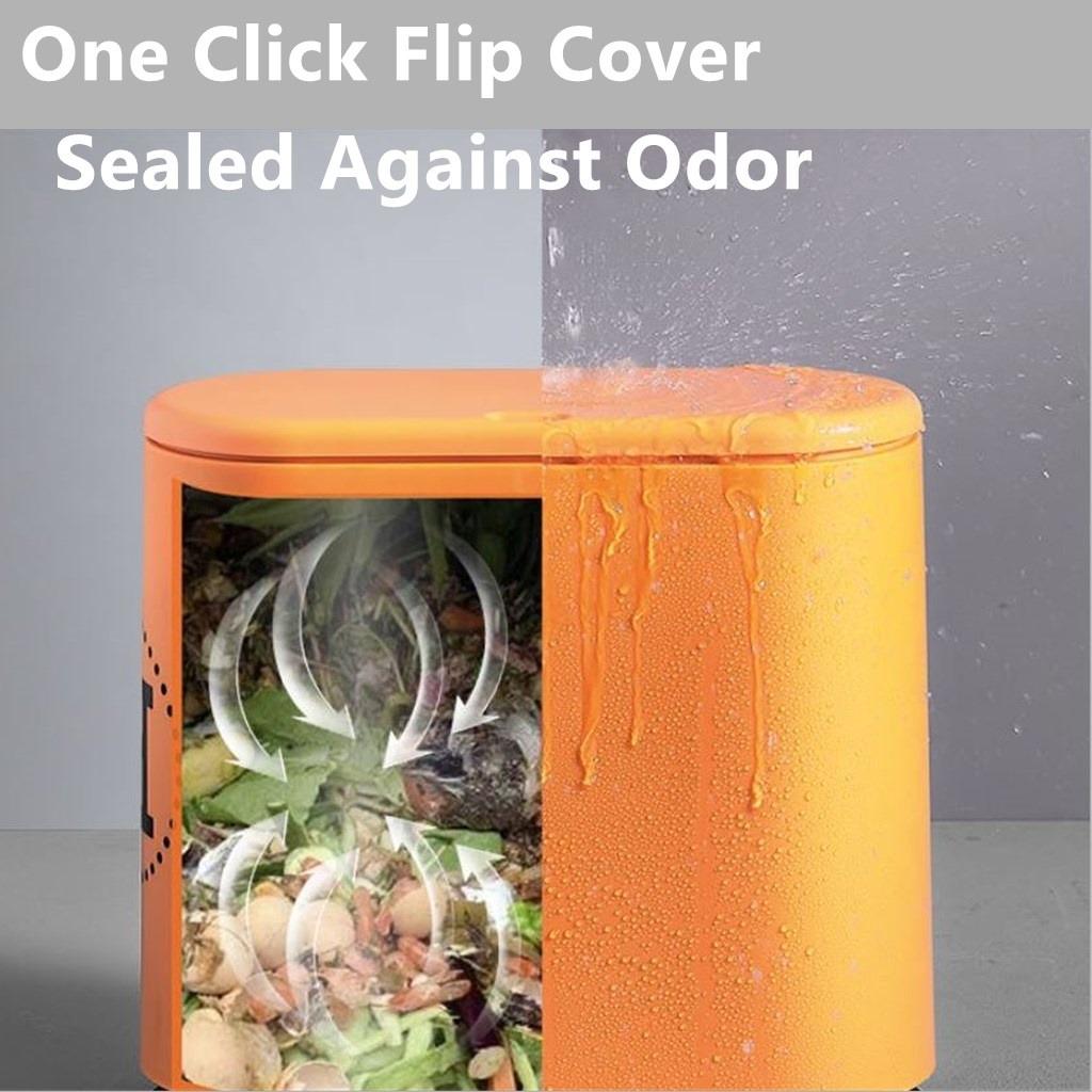 11L Flip Cover Waste Bin/Dustbin/rubbish bin /trash bin, Furniture ...