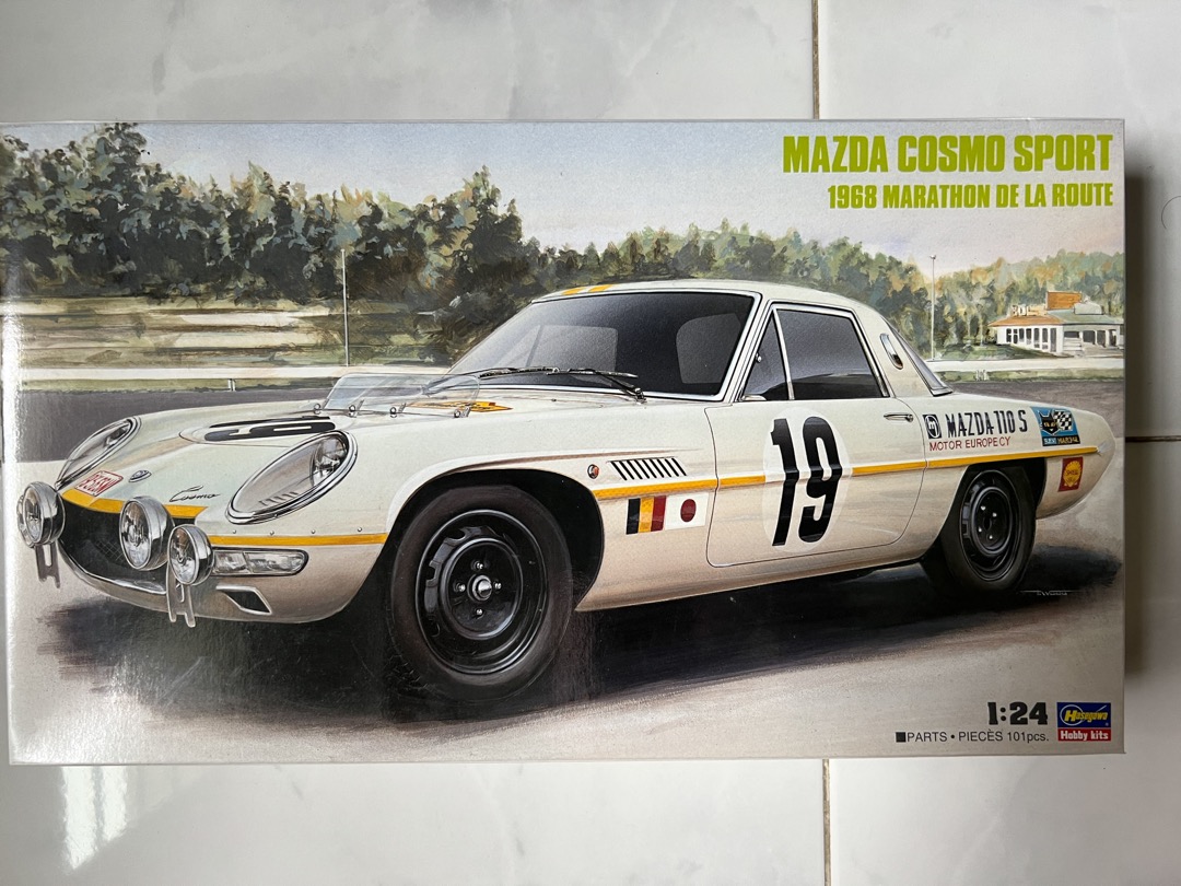 1/24 Scale Model Kit Mazda Cosmo Sport 1968 Marathon De La Route ...