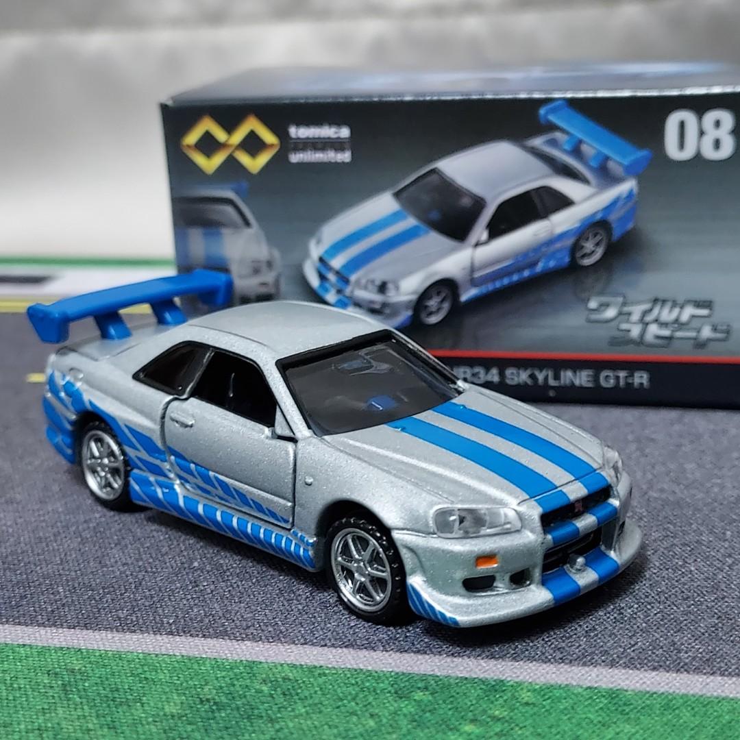 1/64 Fast & Furious Nissan BNR34 Skyline GT-R (R34), Hobbies & Toys, Toys & Games on Carousell