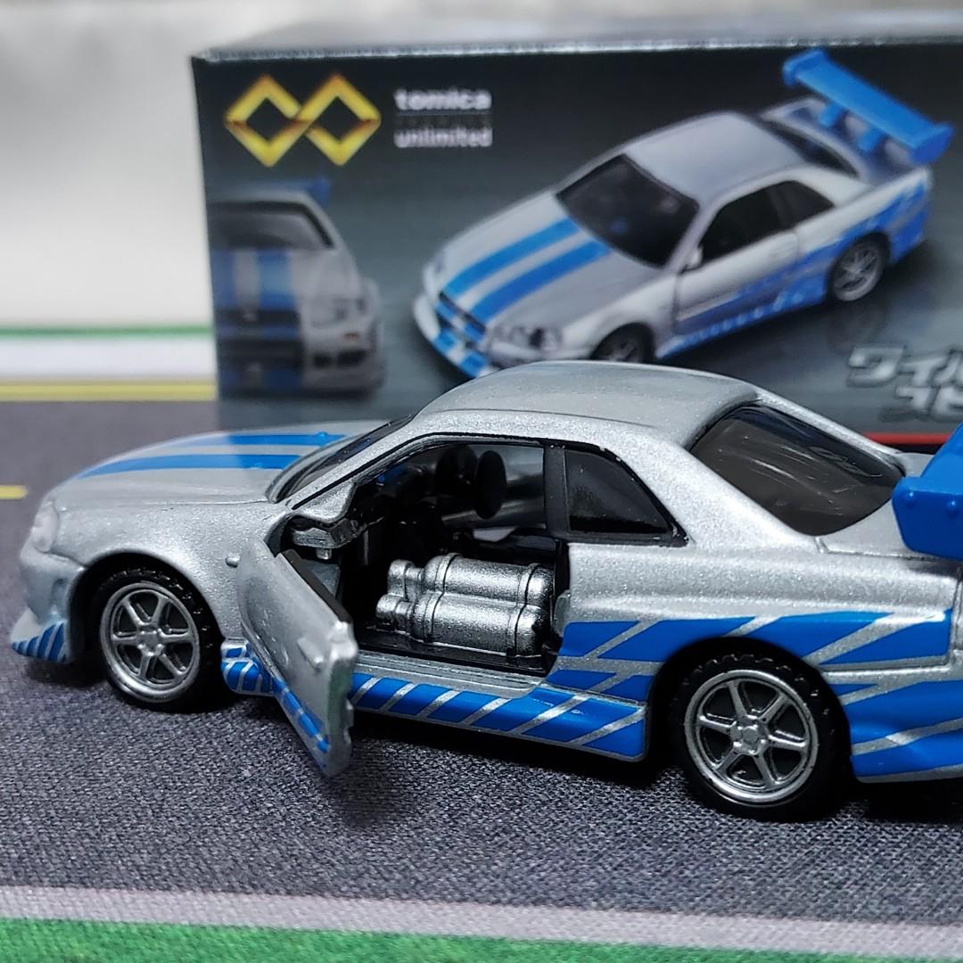 1/64 Fast & Furious Nissan BNR34 Skyline GT-R (R34), Hobbies & Toys, Toys & Games on Carousell