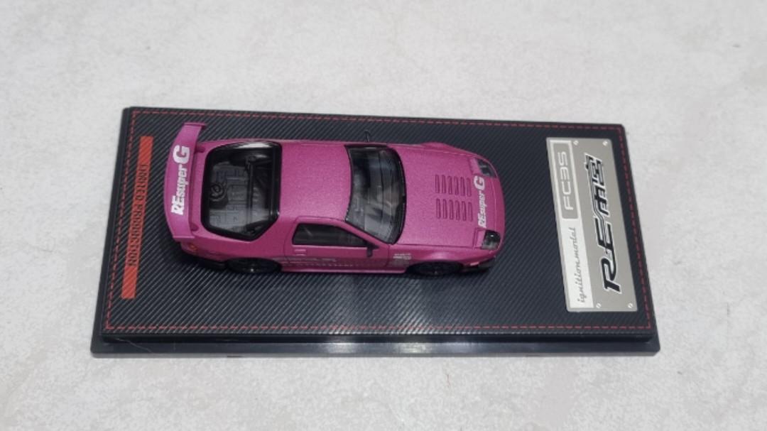 1/64 ignition model Mazda RX7 FC3S RE Amemiya matt purple metallic ...