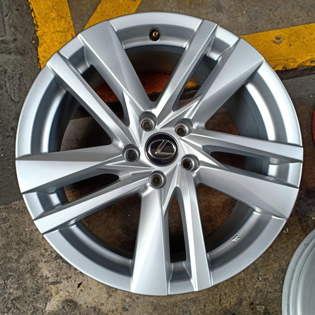 18" Lexus Original rims, Car Accessories, Tyres & Rims on Carousell