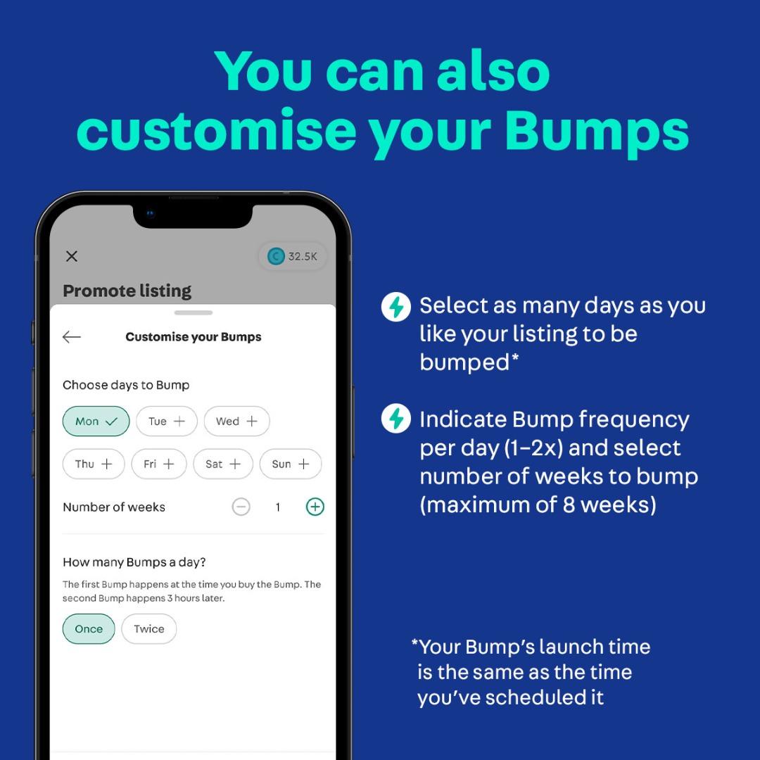 20% OFF on Bumps, Announcements on Carousell