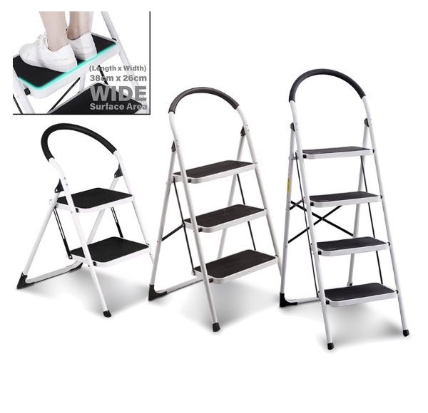 2 | 3 | 4 Tiers Wide Step Ladder, Furniture & Home Living, Home ...