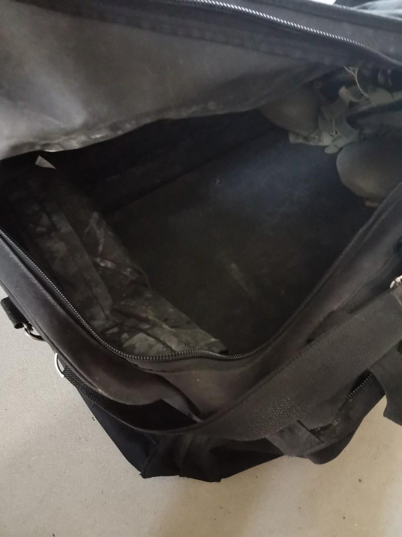 4th Gen army black alibaba bag with wheels, Hobbies & Toys, Travel ...