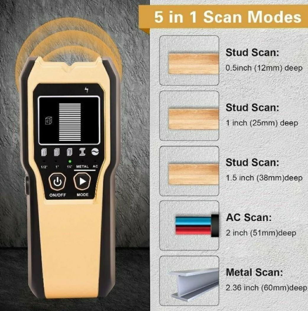 Detector 5 in 1 Multifunction Wall Scanner Model TH550 - lktech.vn