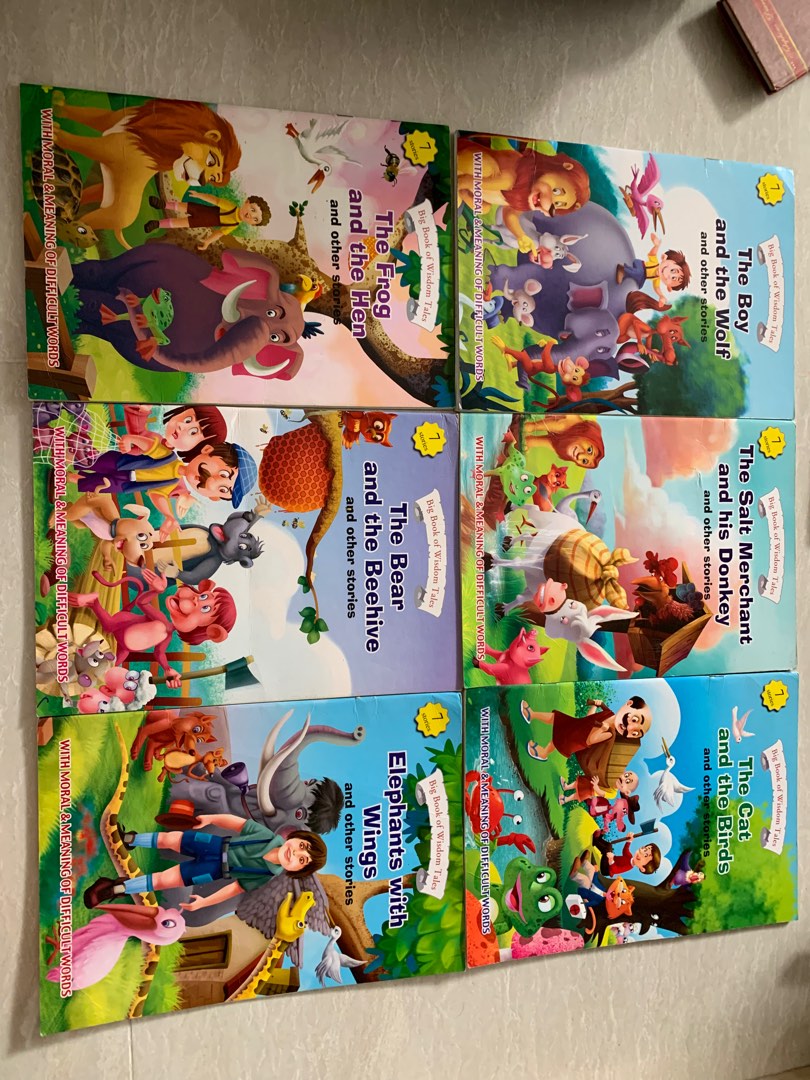6 kids reading books with pictures, Hobbies & Toys, Books & Magazines ...