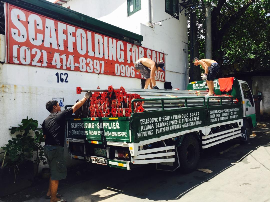 .. Catwalk Planks Base jack Caster Wheel Uhead Shoring jack Gi Pipe ...