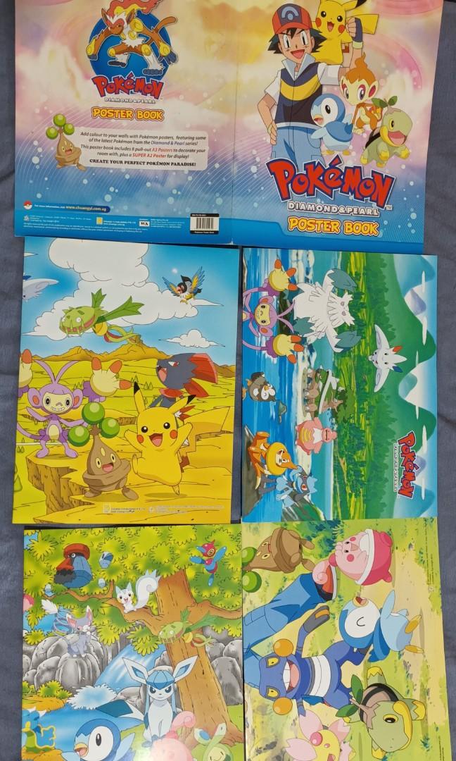 ⭐ Pokémon Diamond and Pearl Poster Book ⭐, Hobbies & Toys, Toys & Games ...
