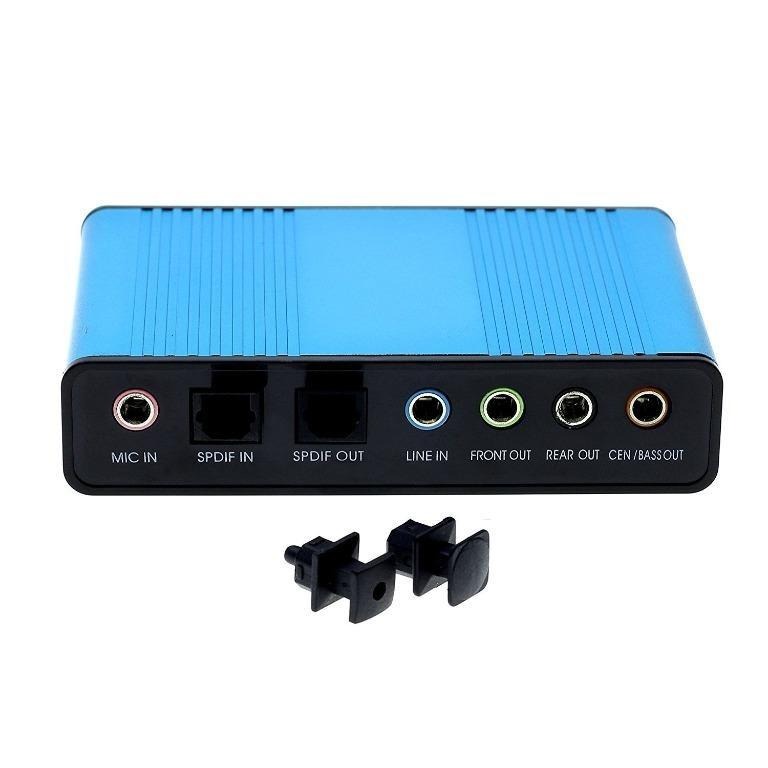 A28 LEAGY Sound Card, 6 Channel External Sound Card USB 2.0 External 5. ...