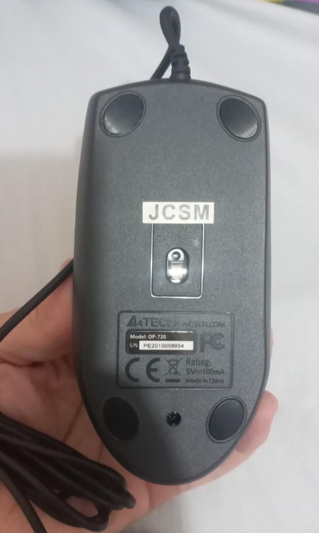 A4TECH Optical Mouse OP-720, Computers & Tech, Parts & Accessories ...