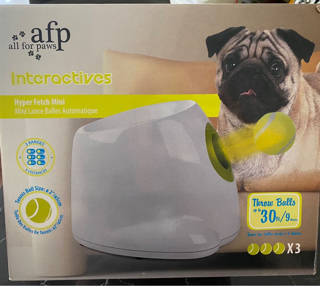 AFP automatic ball fetch machine, Pet Supplies, Homes & Other Pet ...