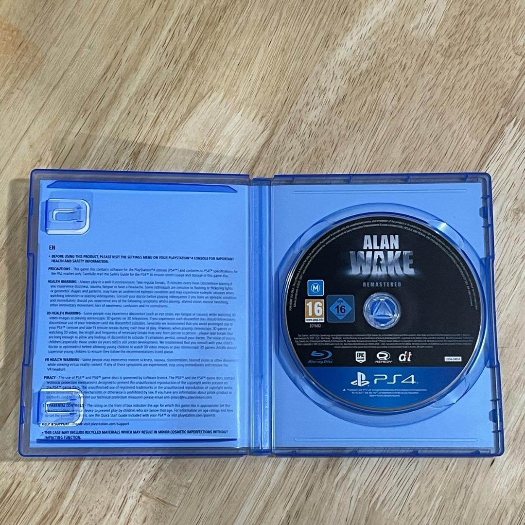 Alan Wake Remastered, Video Gaming, Video Games, PlayStation on Carousell