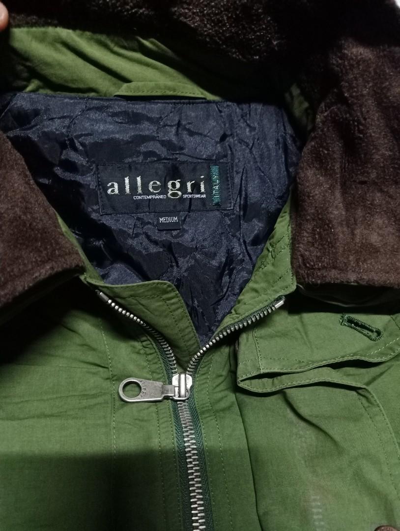 Allegri Italy Olive Green Jacket, Men's Fashion, Coats, Jackets and ...