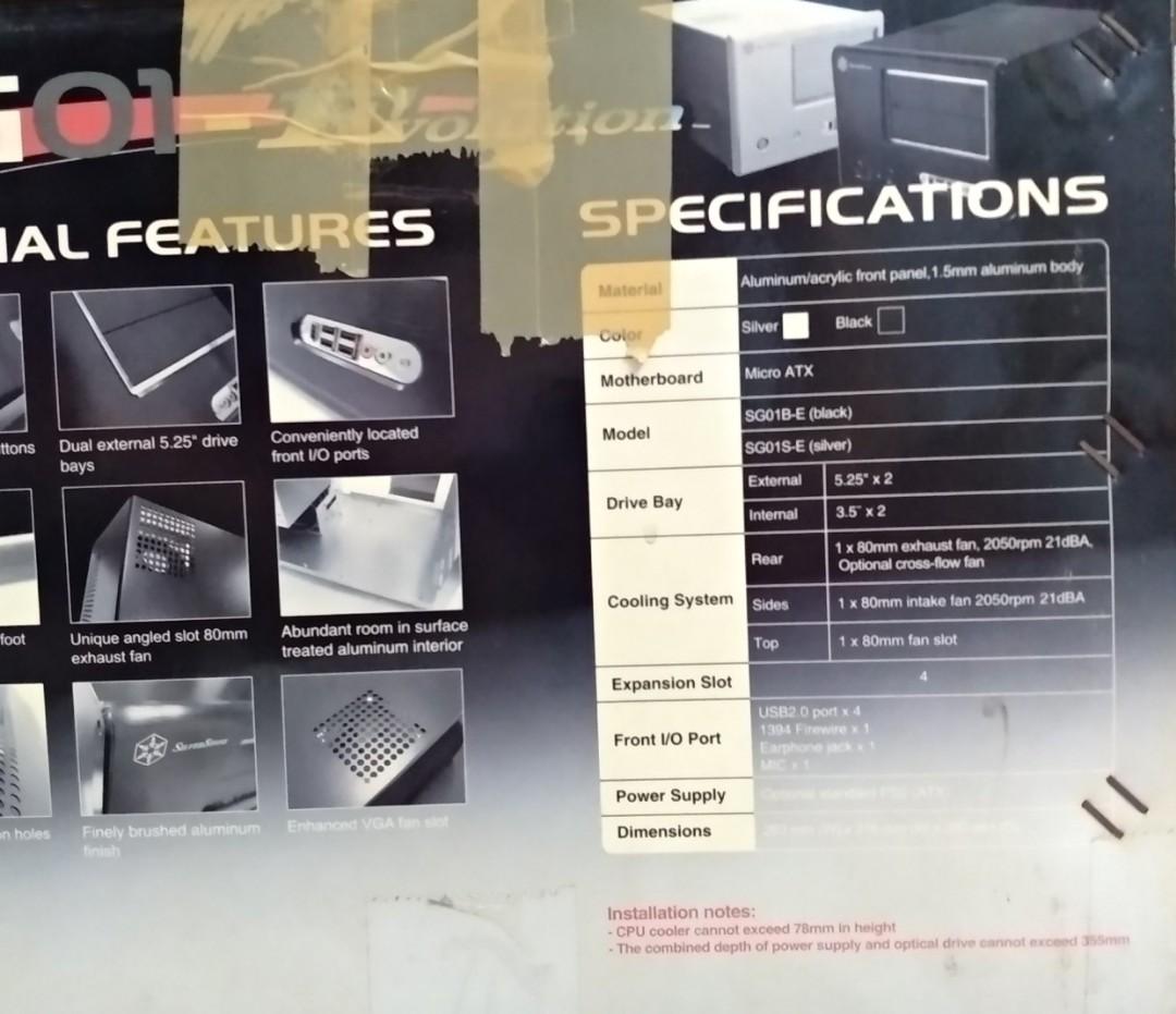 Antec, CM Media, Silverstone PC Case, Computers & Tech, Desktops on ...