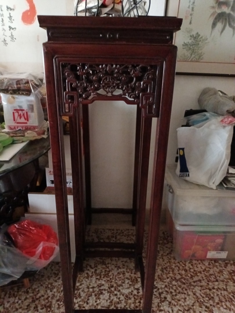 Antique High Display Table, Furniture & Home Living, Furniture, Other ...