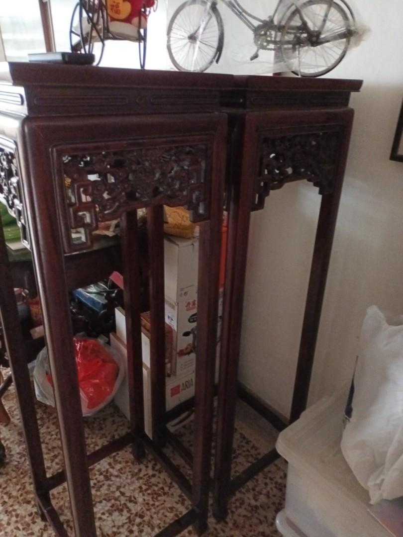 Antique High Display Table, Furniture & Home Living, Furniture, Other ...