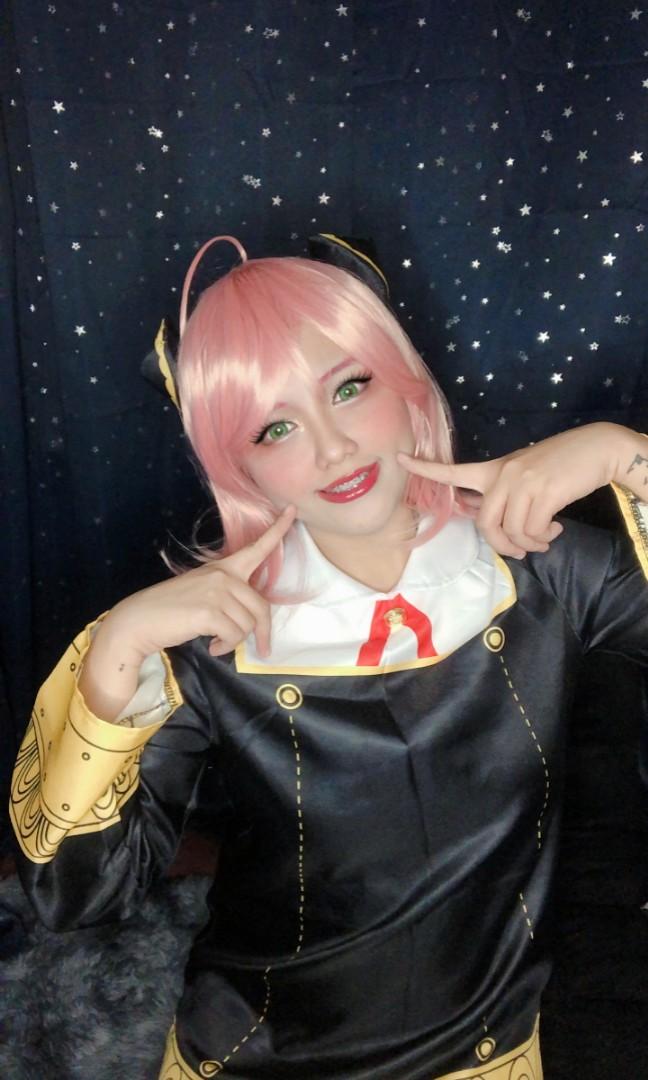 Anya Forger Cosplay Set Women S Fashion Dresses Sets Sets Or Coordinates On Carousell