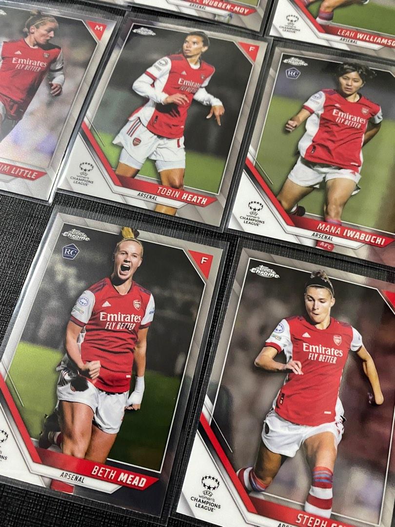 Arsenal FC Women’s Team Collectible Cards (10x cards), Hobbies & Toys ...