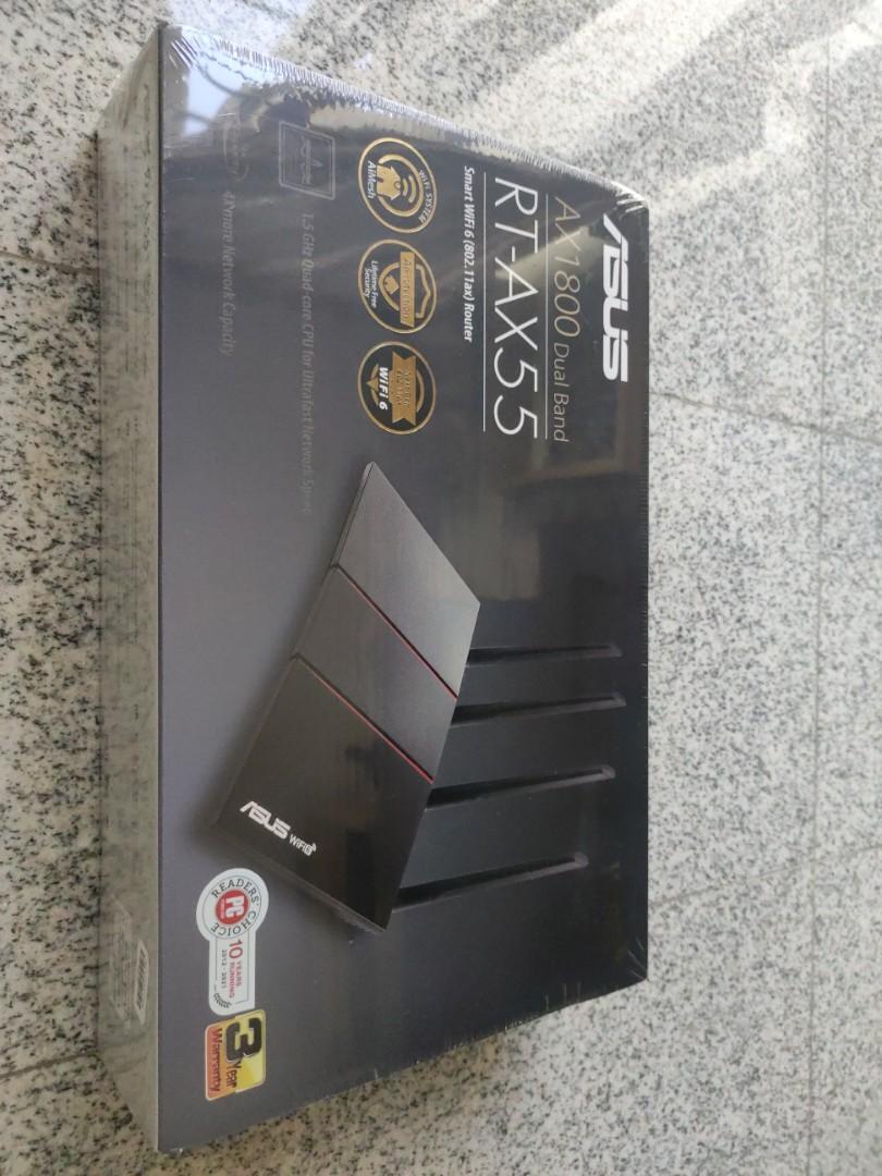 ASUS RT-AX55 wifi 6 router, Computers & Tech, Parts & Accessories ...