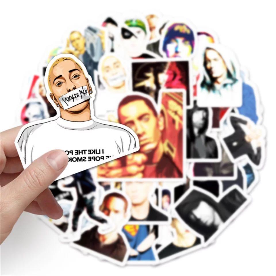 (Stickers) Eminem Marshall Mathers Slim Shady American Rapper ...