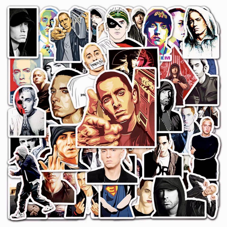 (Stickers) Eminem Marshall Mathers Slim Shady American Rapper ...
