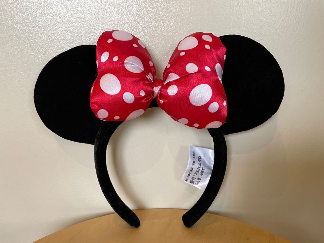 Authentic Disneyland Minnie Mouse Headband for Toddlers and Kids - Soft ...
