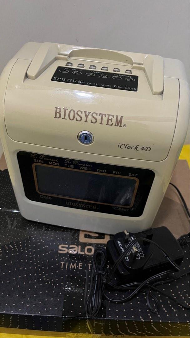 Biosystem iClock 4D Time Recorder, Computers & Tech, Office & Business ...