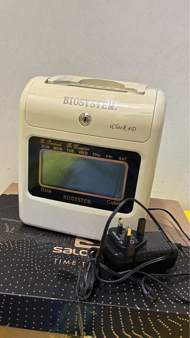 Biosystem iClock 4D Time Recorder, Computers & Tech, Office & Business ...