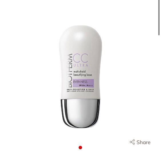 Biotherm CC Ultra Multi-Shield Base (Evenness) SPF50+ / PA+++, Beauty ...