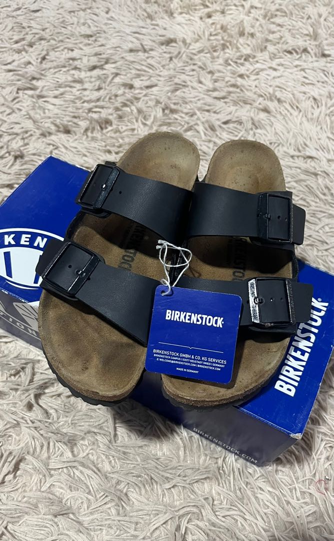 Birks Arizona BS Black, Women's Fashion, Footwear, Slippers and slides ...