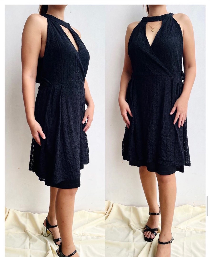 Black sleeve less dress, Women's Fashion, Dresses & Sets, Dresses on ...