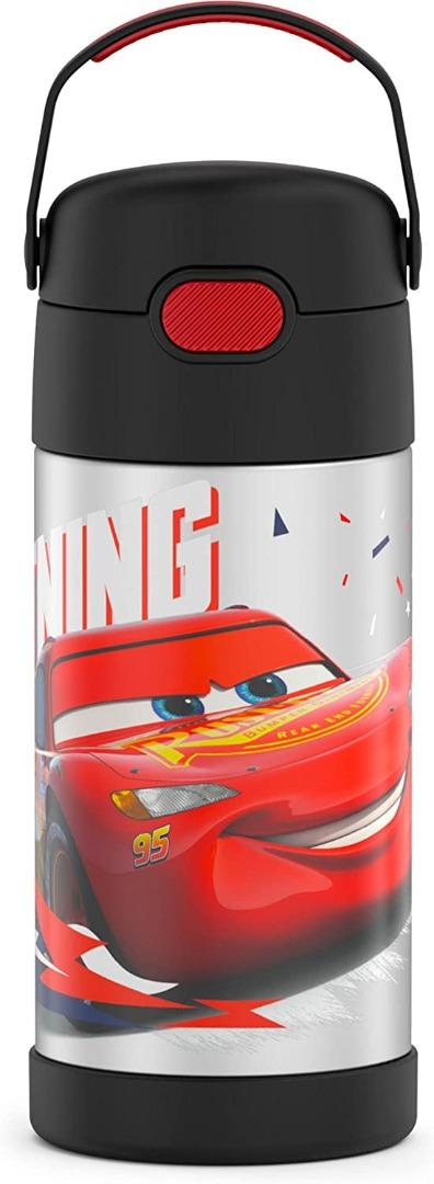 BN: Authentic Thermos Funtainer 12 Ounce Stainless Steel Vacuum Insulated Straw Kids Water ...