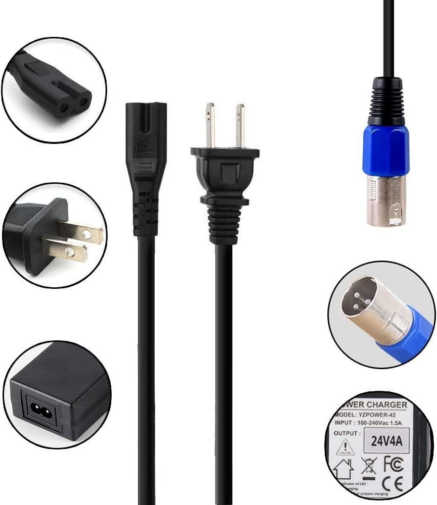 [BNIB] Abakoo (YZPOWER-42) 96W/24V/4A Power Adapter for Electric Bike ...