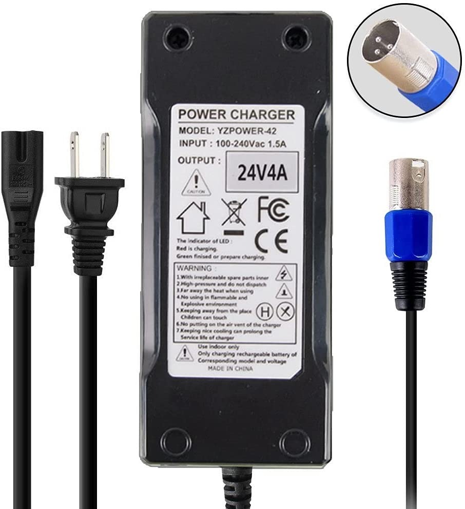 [BNIB] Abakoo (YZPOWER-42) 96W/24V/4A Power Adapter for Electric Bike ...