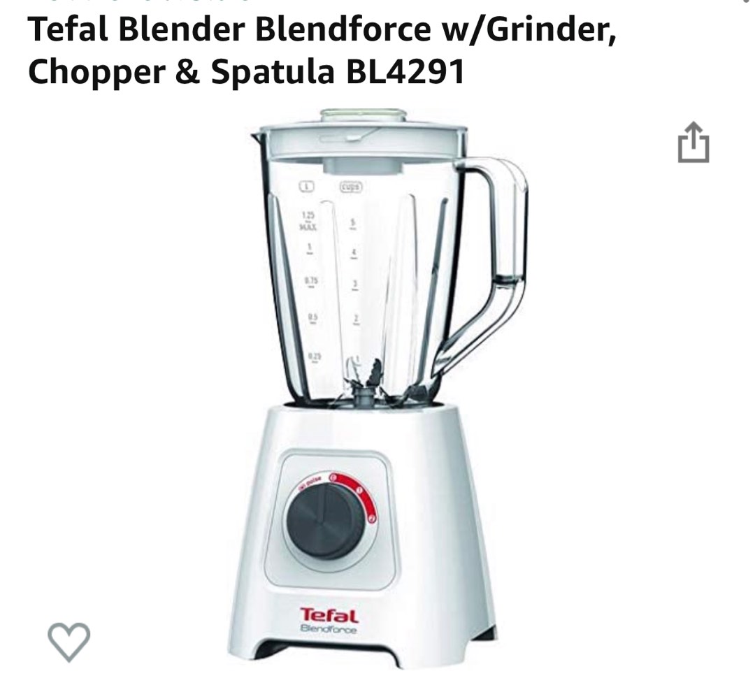 Brand New Tefal Blender Blendforce, TV & Home Appliances, Kitchen Appliances, Juicers, Blenders ...