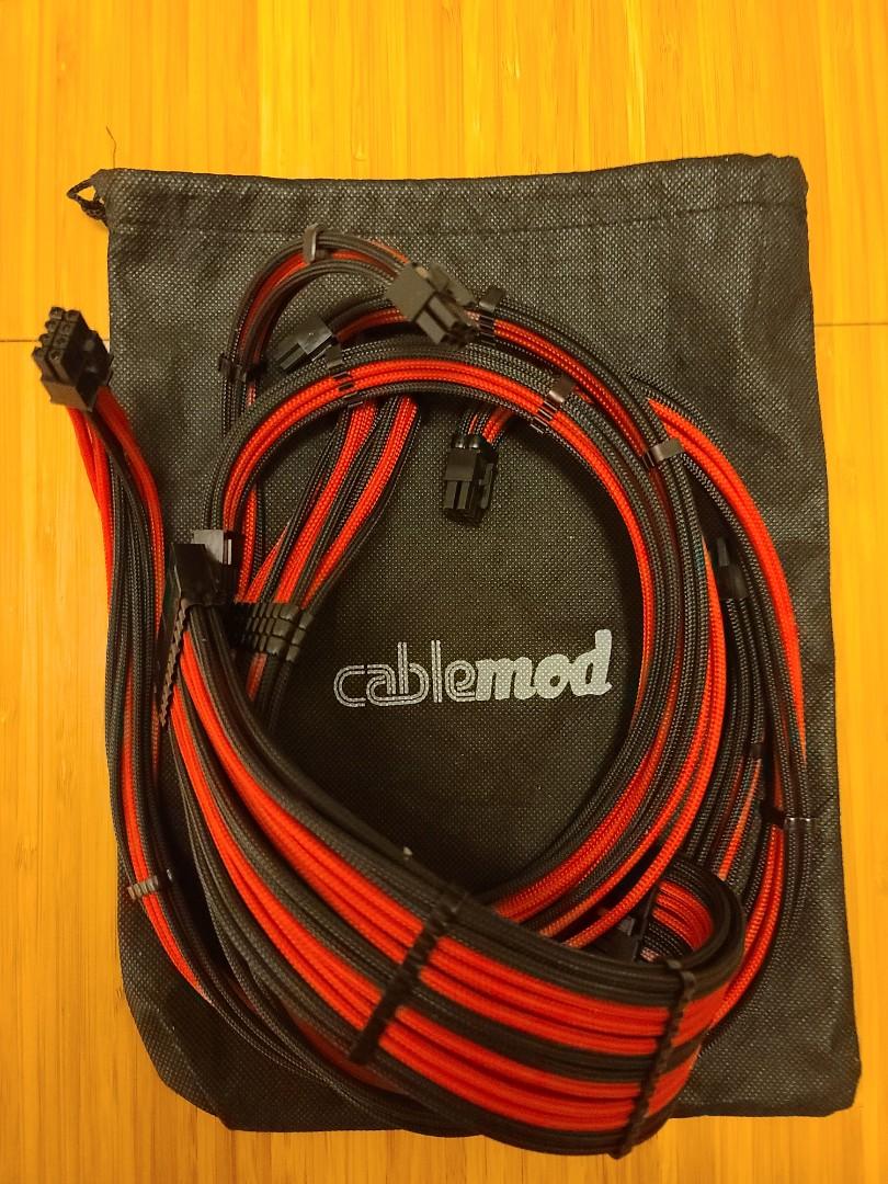 Cable mod PC cables for corsair PSU, 電腦＆科技, 電腦周邊及配件, 電腦線、轉接線及轉換器 ...