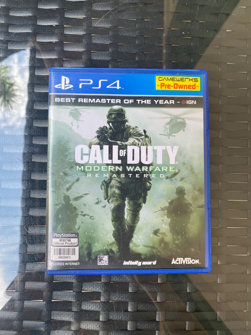 Call Of Duty Modern Warfare Remastered PS4 game, Video Gaming, Video ...