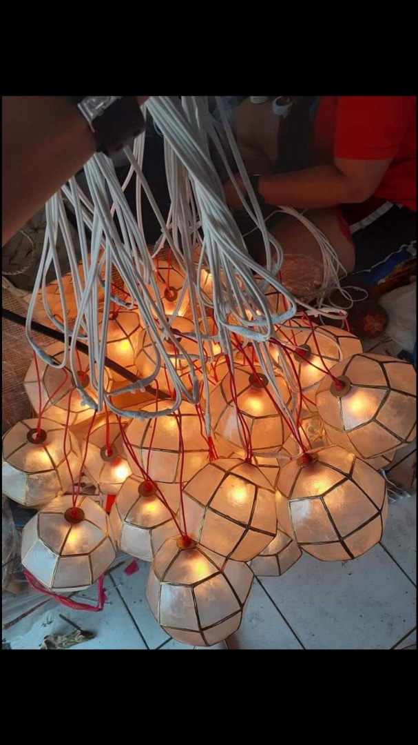 Capiz Balls, Furniture & Home Living, Lighting & Fans, Lighting on ...