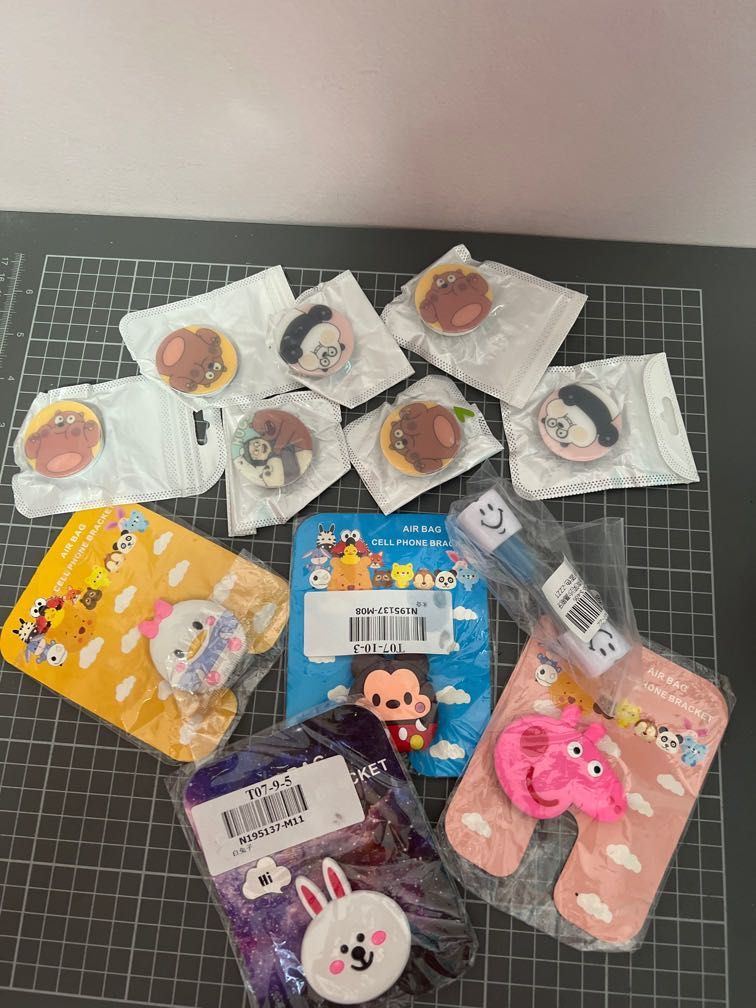 Cartoons Pop Sockets, Hobbies & Toys, Toys & Games on Carousell