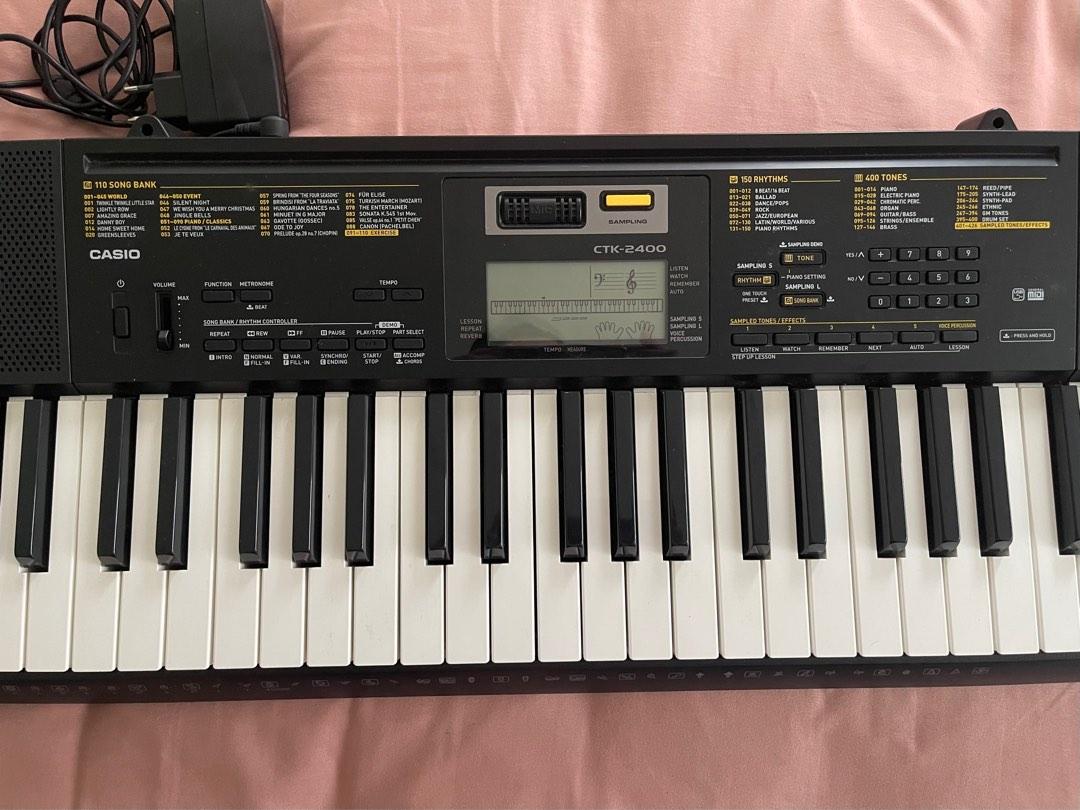 Casio CTK 2400 keyboards, Hobbies & Toys, Music & Media, Musical Instruments on Carousell